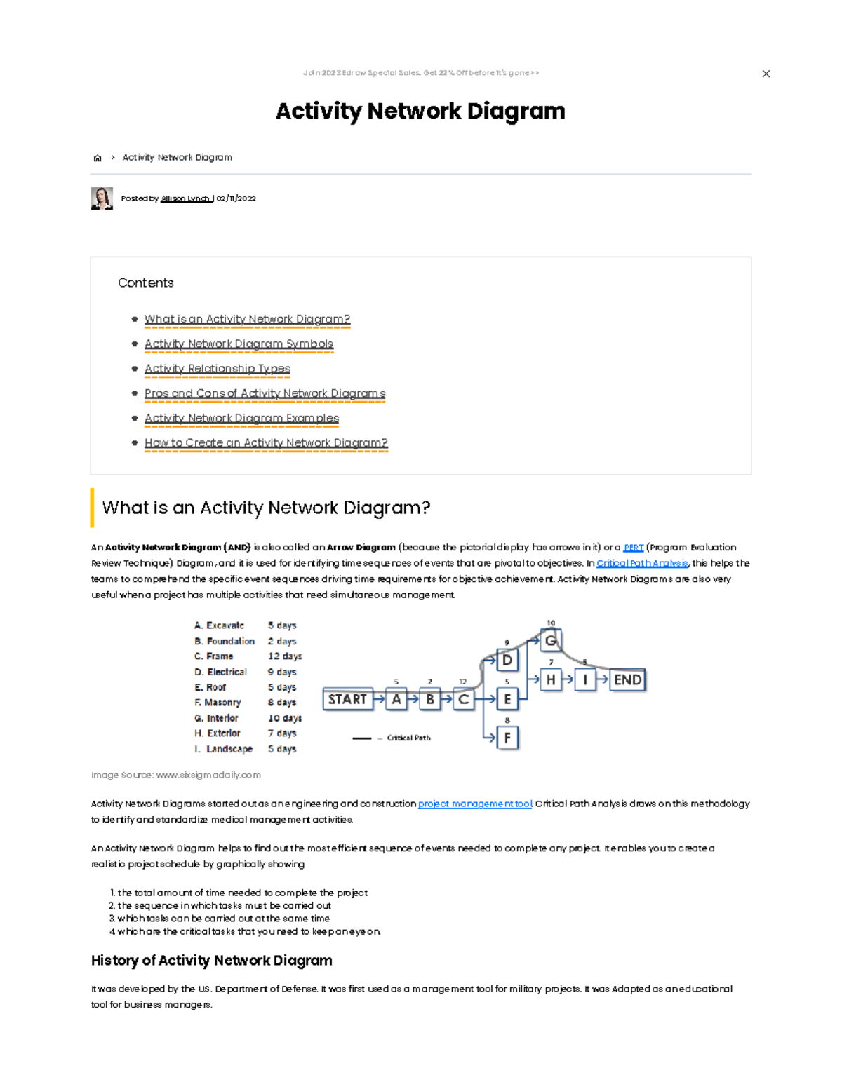 Activity Network Diagram A Complete Tutorial Edraw Max - Contemporary ...