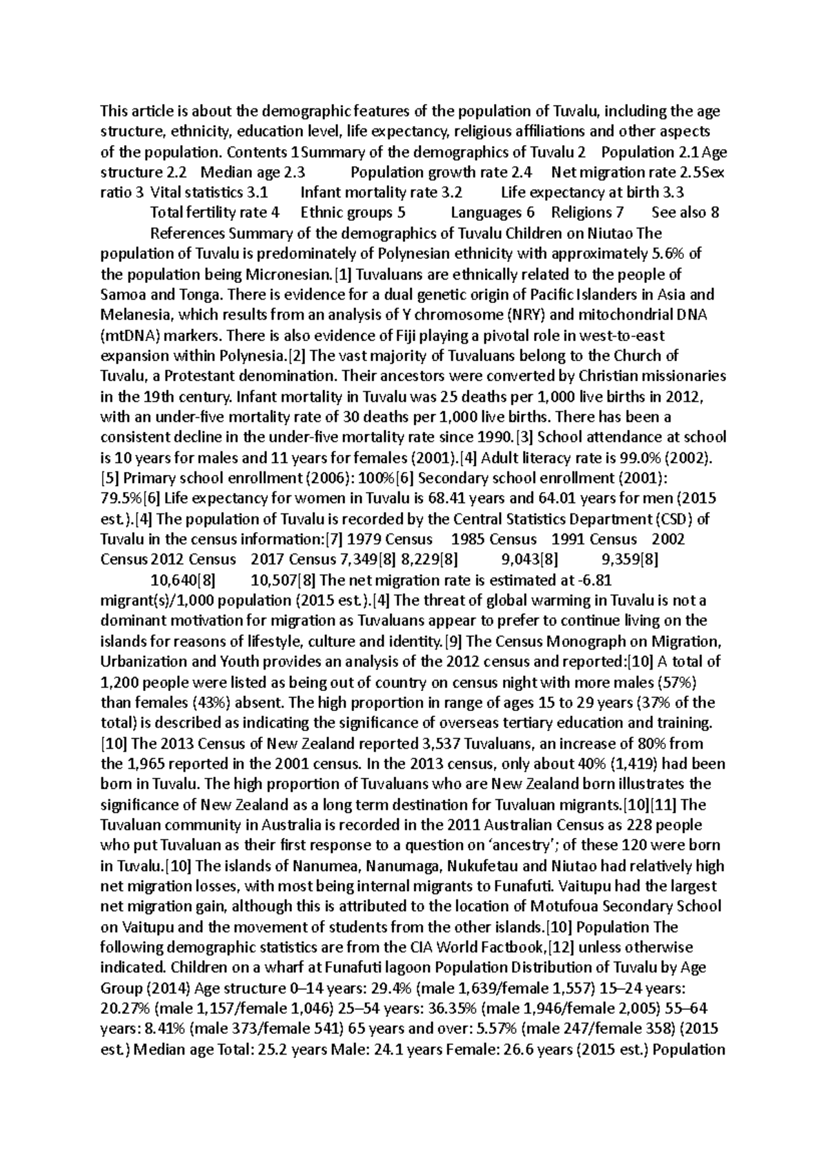 Tavula - Summary - This article is about the demographic features of ...