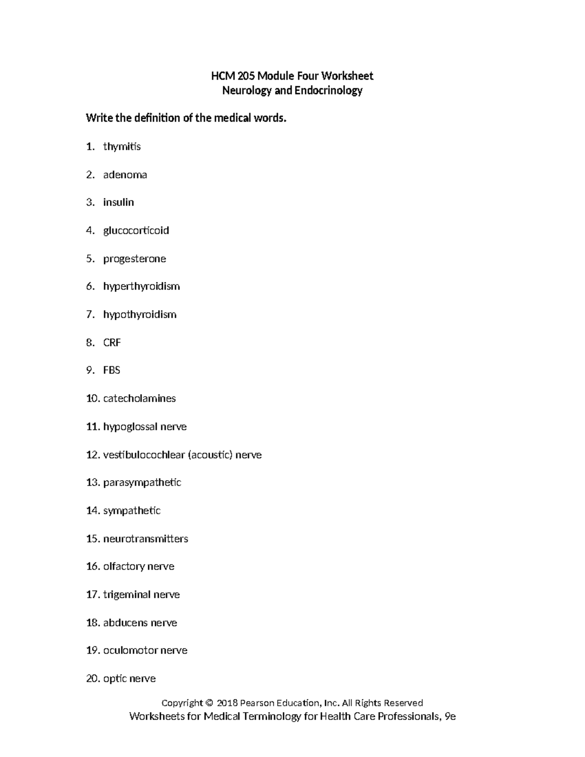 HCM 205 Module Four Worksheet-2 - HCM 205 Module Four Worksheet ...