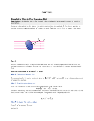 University Physics 2 - Tutorial 28 Solns - CHAPTER Force between Moving Charges Description ...