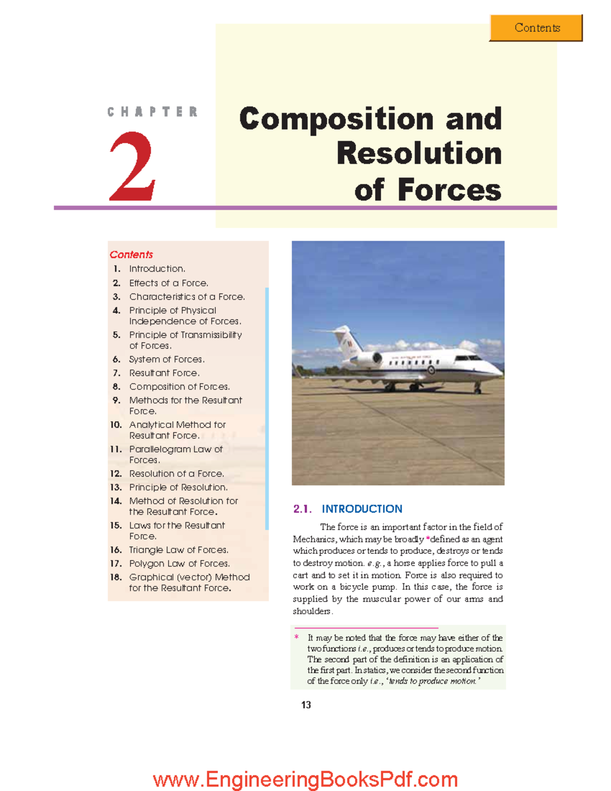 Equilibrium of Forces - Notes - Chapter 2 : Composition and Resolution ...
