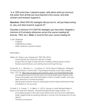SSH102 Chapter 2 Reading Notes - SSH102 Chapter 2 Reading Notes 2 ...
