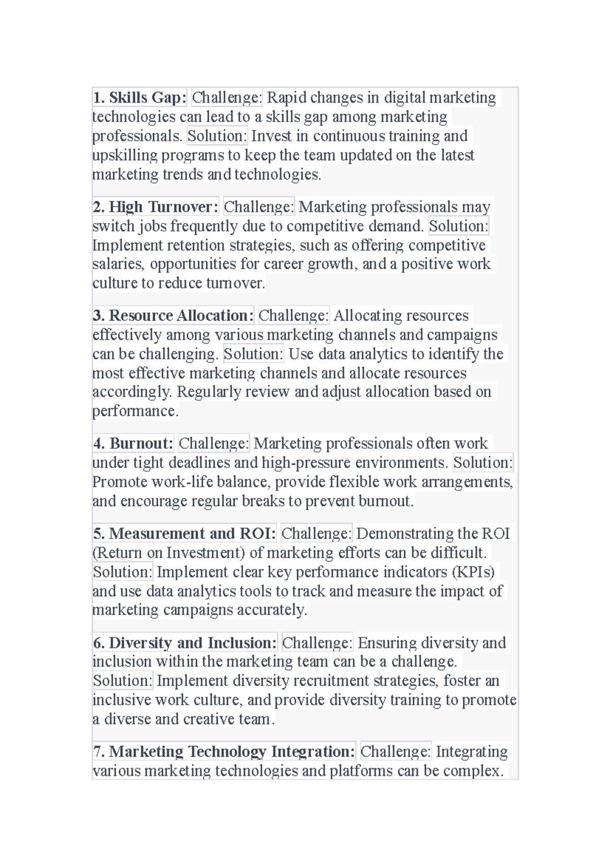 Assignment - xb x - Skills Gap: Challenge: Rapid changes in digital ...