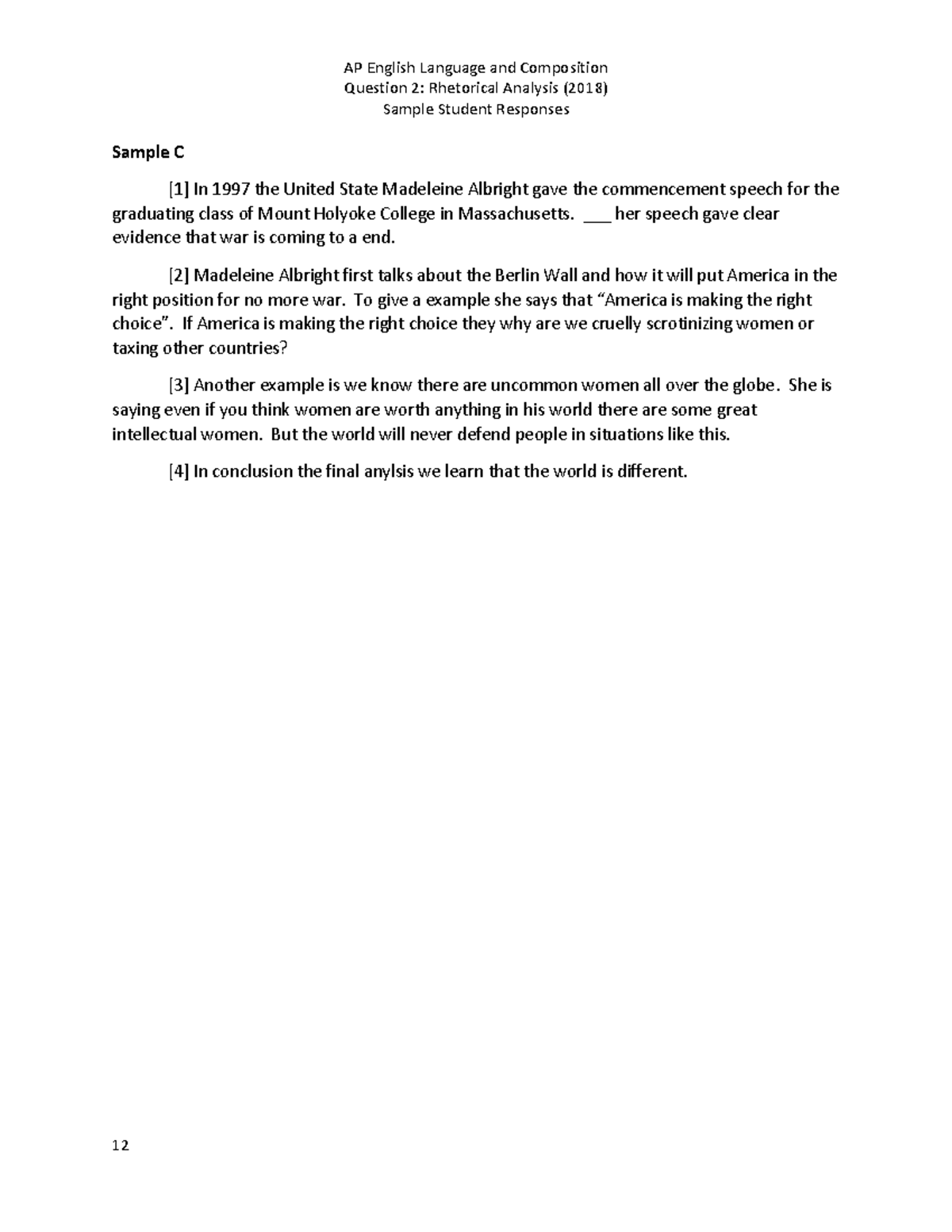 Sample C - Scanned 202009 03-2320 - AP English Language and Composition ...