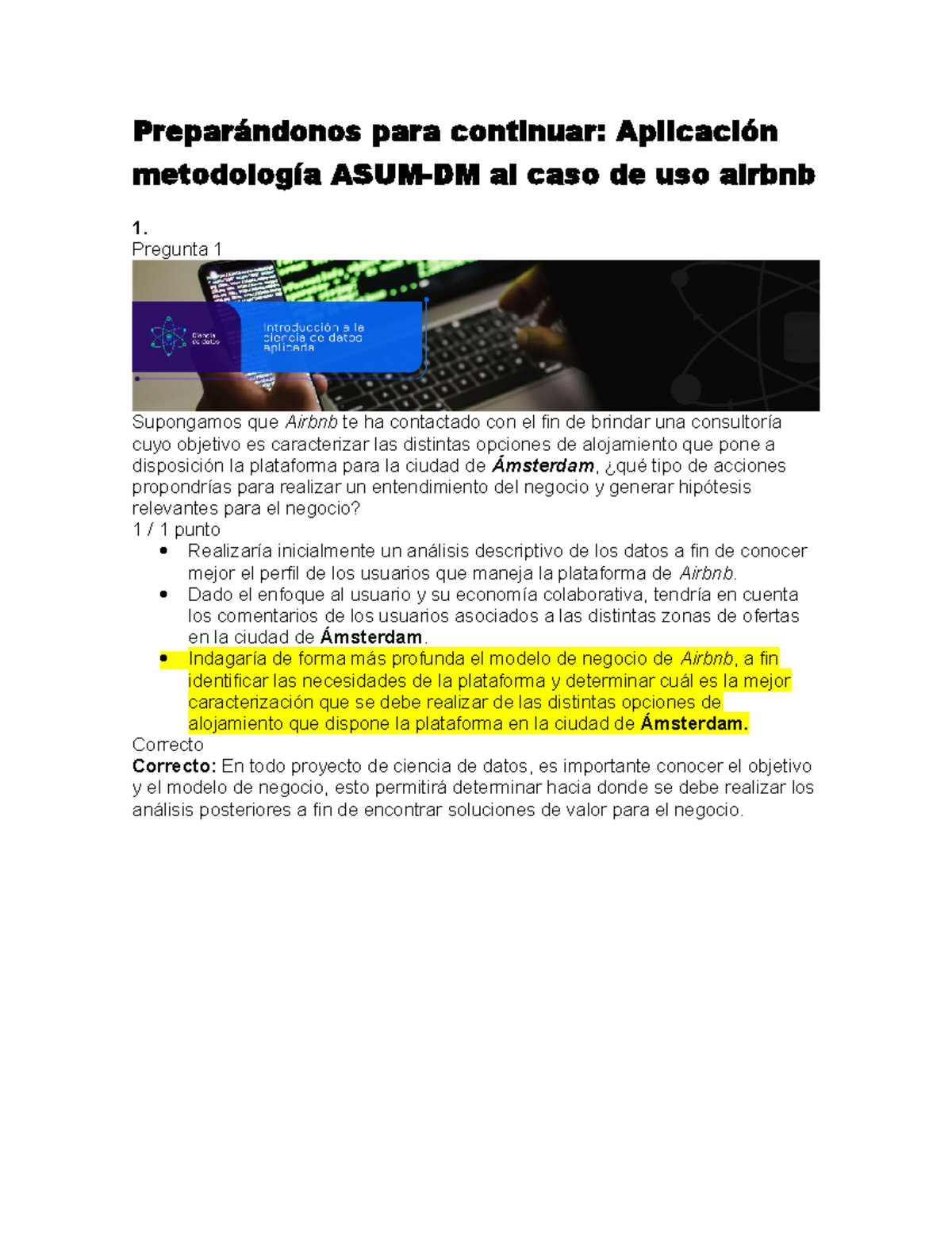 Preparándonos para continuar - Preparándonos para continuar: Aplicación ...