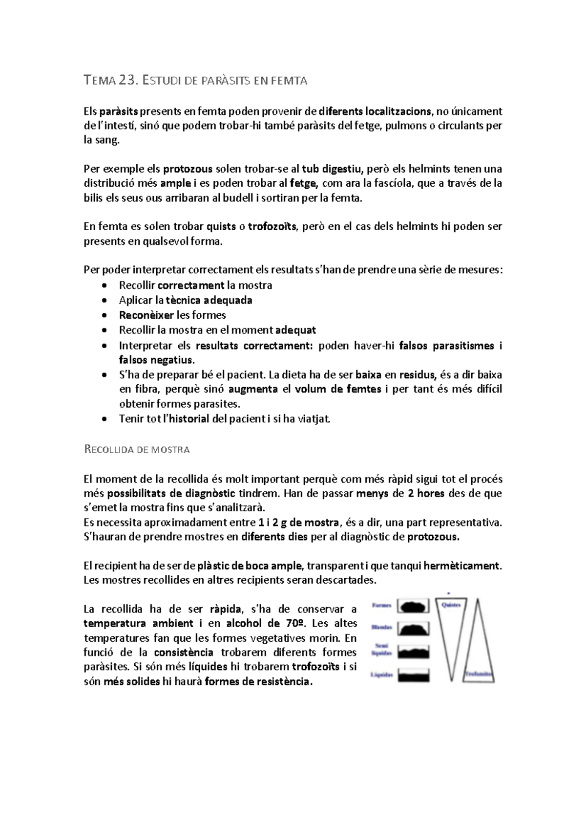 TEMA 23. ESTUDI DE PARÀSITS EN FEMTA - TEMA 23. ESTUDI DE PARÀSITS EN ...