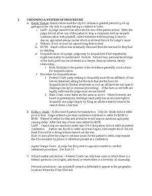 Civil procedure - Prof Whitney 2 - A. Compulsory Joinder of Parties ...