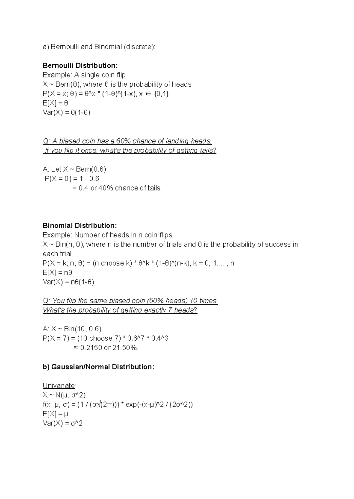 Probability notes for Mathematics for Machine Learning - with examples ...