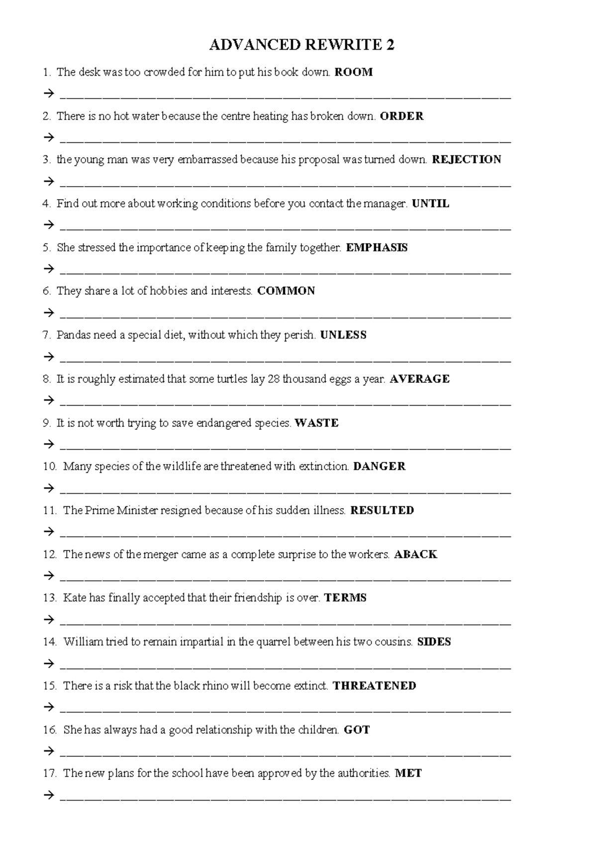 [tailieudieuky.com] Advanced Rewrite 2 - ADVANCED REWRITE 2 The desk ...