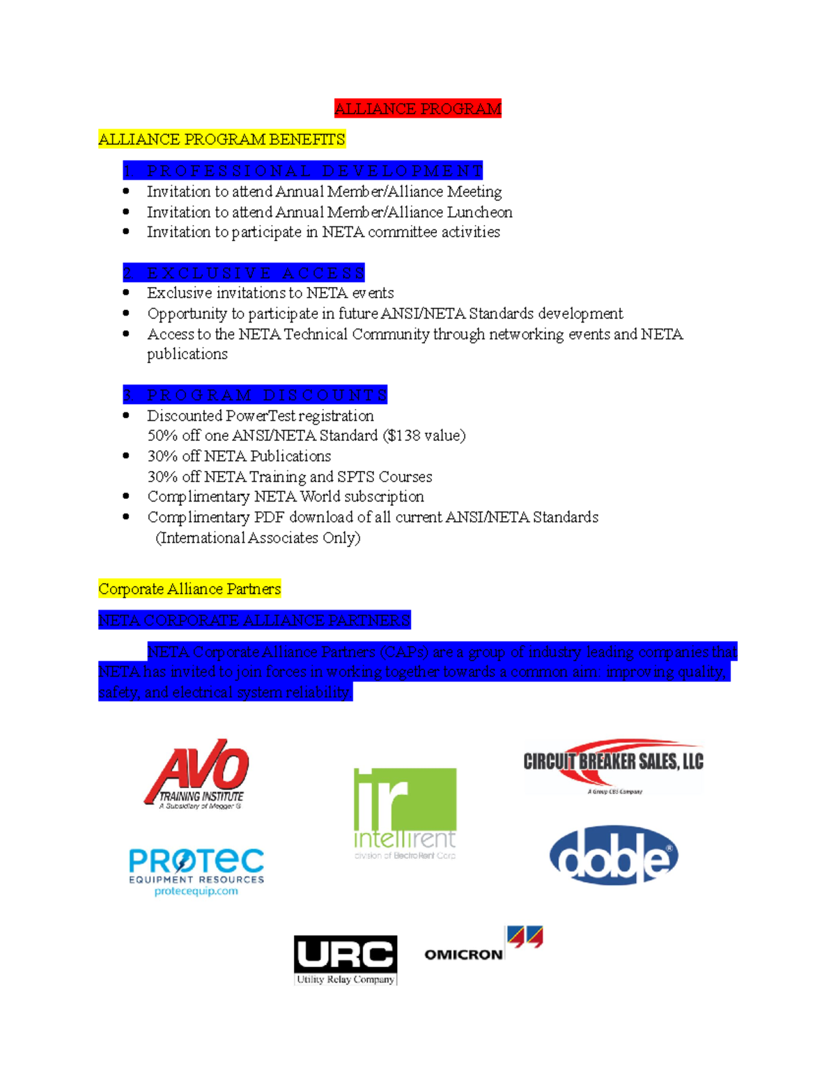 7-8 NETA for electrical law in electrical engineering - ALLIANCE ...