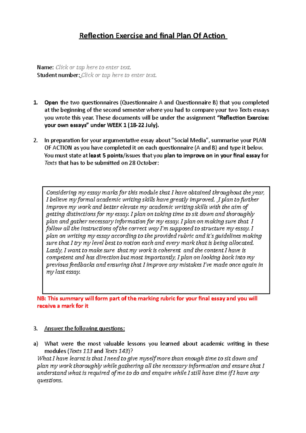 Reflection and Plan Of Action 2022 1f144c143cfb388c596c8e2b5949af39 ...