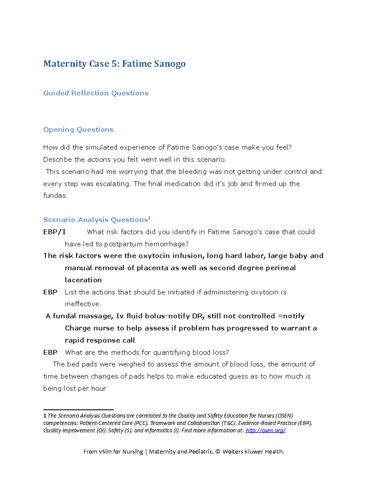 Mat Case 05 Fatime Sanogo v Sim2 GRQ - Maternity Case 5: Fatime Sanogo ...