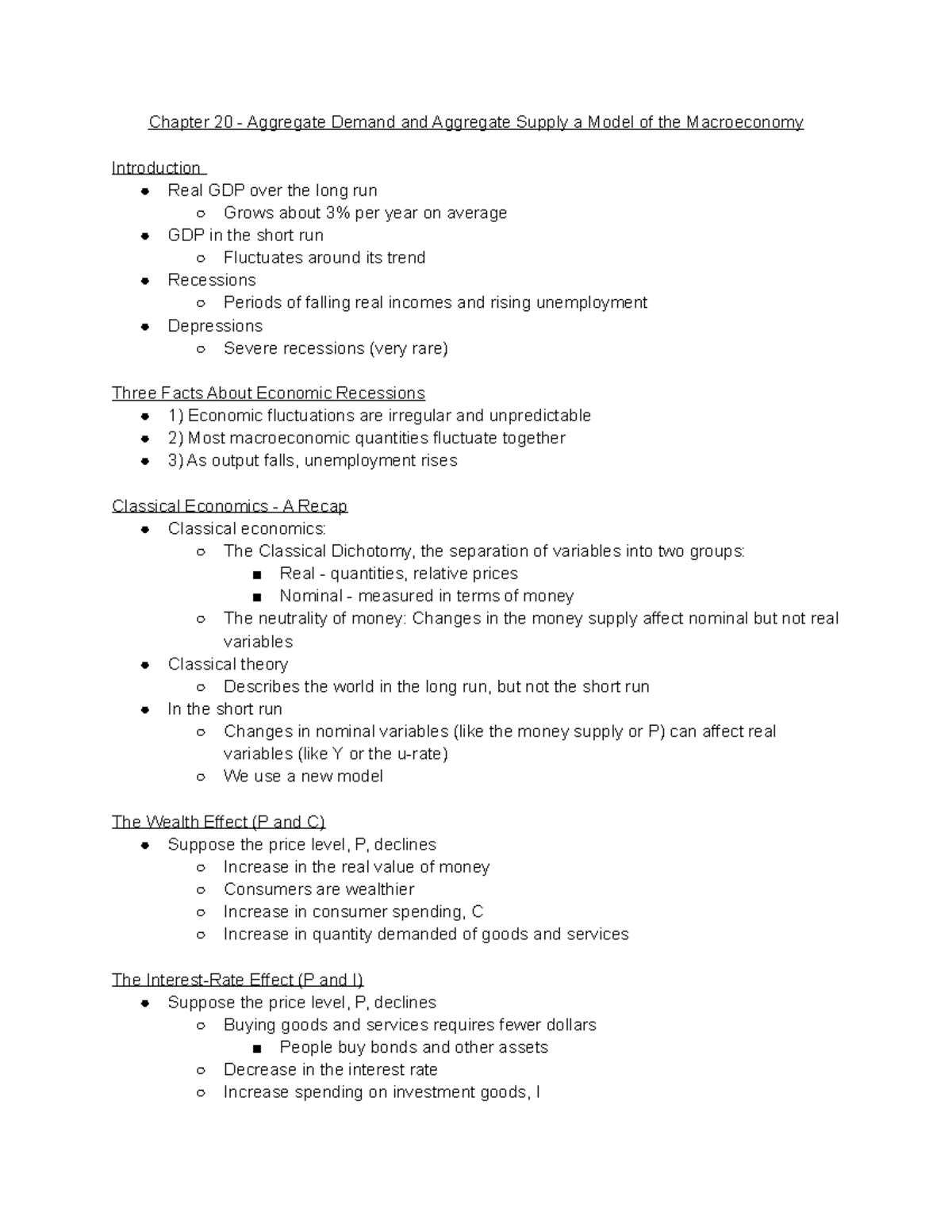 Chapter 20 - Lecture Notes from Ch 20 in the book - Chapter 20 ...