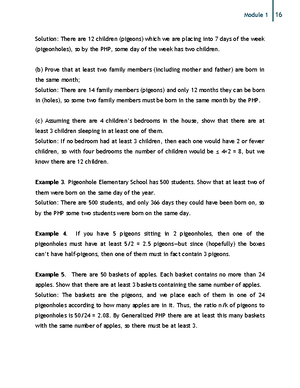 Module 1 - Lesson 1 Basics of Counting Lesson 2 The Permutation Rule ...