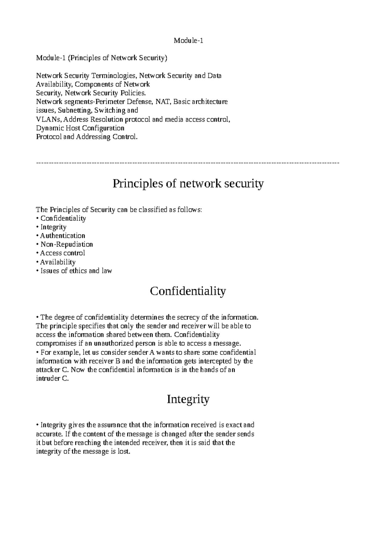 Module 1 Notes From Textbook - ####### Module- ####### Module-1 ...