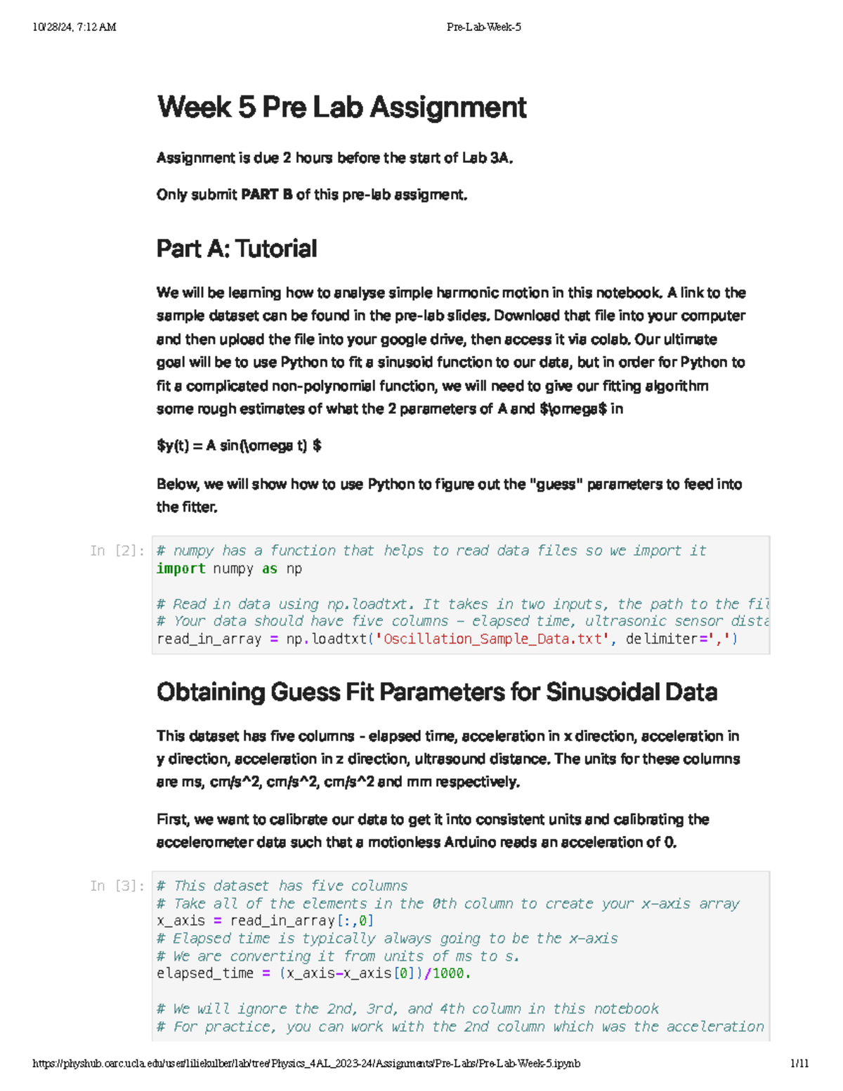 Pre-Lab-Week… (10) - Jupyter Lab - W A O Pssnlyaigeekrt sunm bAemnt:i t T 5 iPARsutor d PuTe r 2 ...