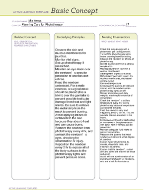 Med for opioid tox - ATI - ACTIVE LEARNING TEMPLATES System Disorder ...