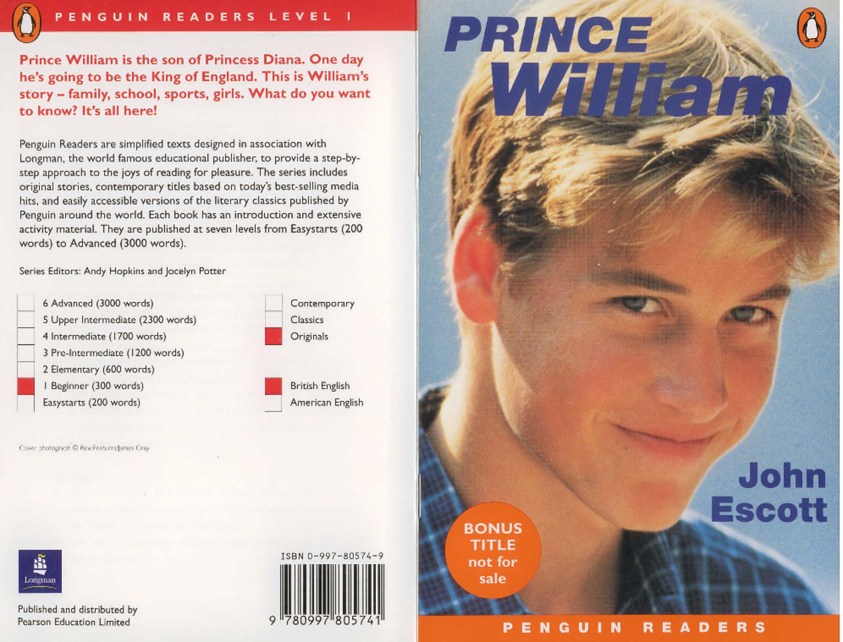 Level 1 - Prince William - Penguin Readers - 1 ,1: PEN G U I N REA 0 E ...