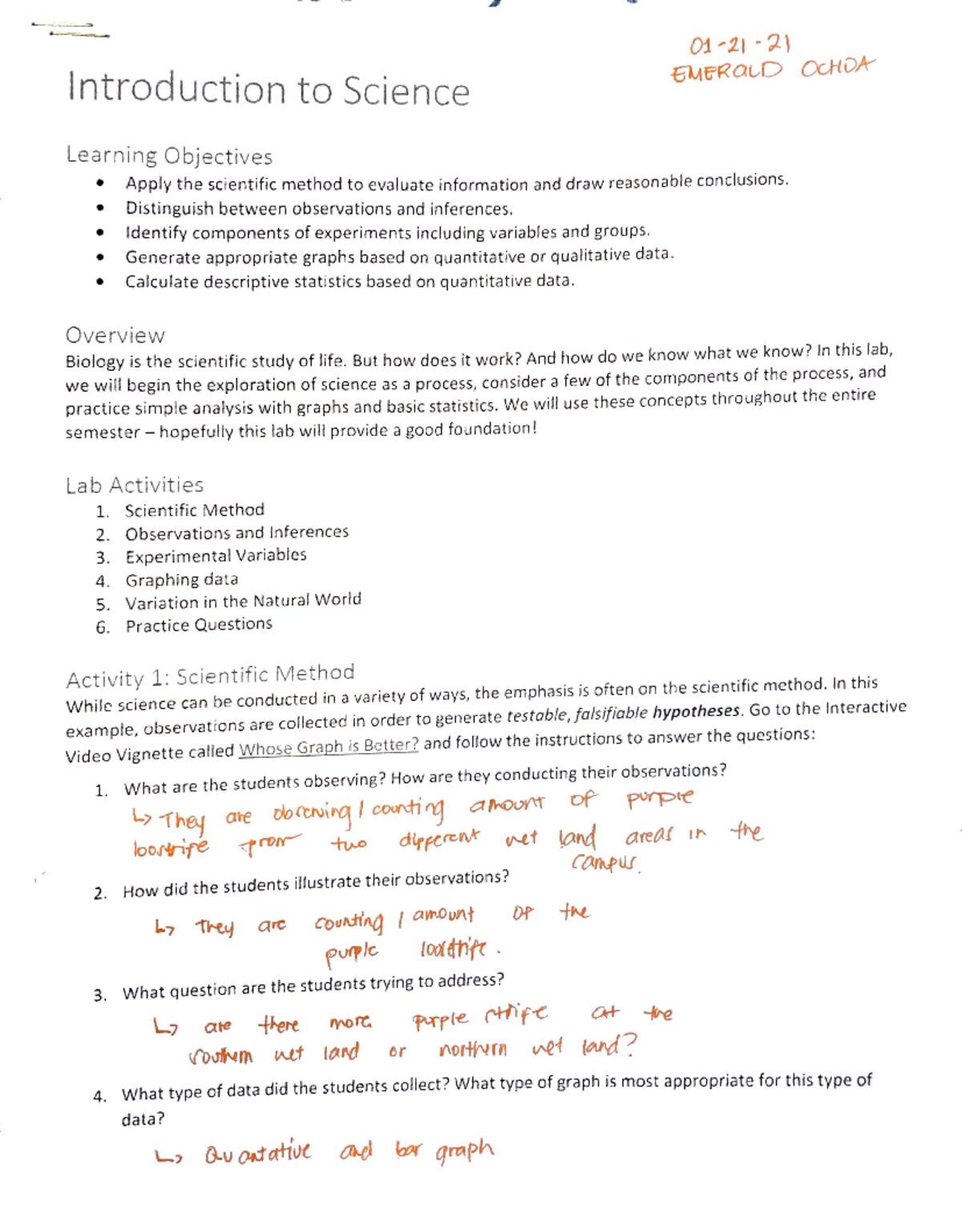 Introduction to science - 015 - Studocu