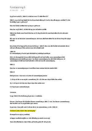 Eksempler på tekst og standardsvar til eksamen ud fra forskellige ...