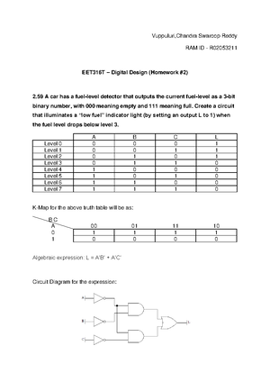 Homework #13 - A certain memory stores 8K 16-bit words. How many data ...