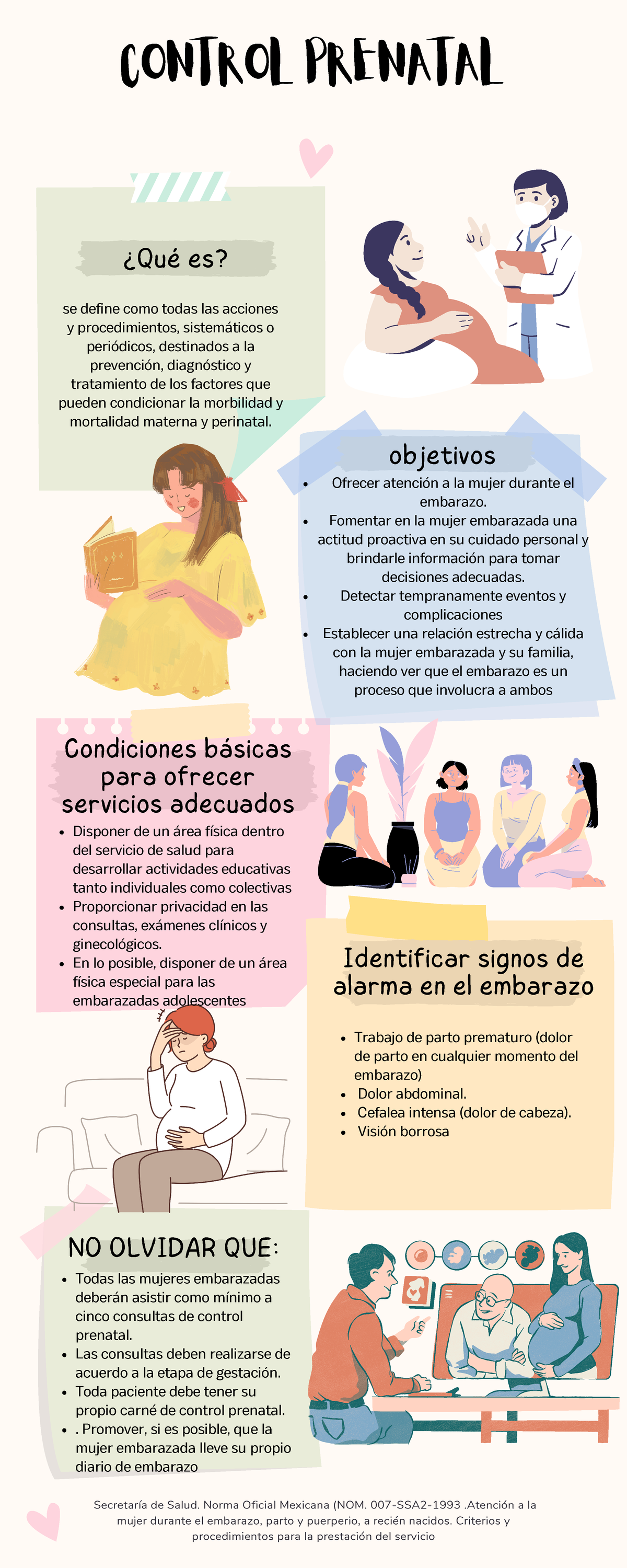 Infografía de control prenatal - CONTROL PRENATAL ¿Qué es? se define ...