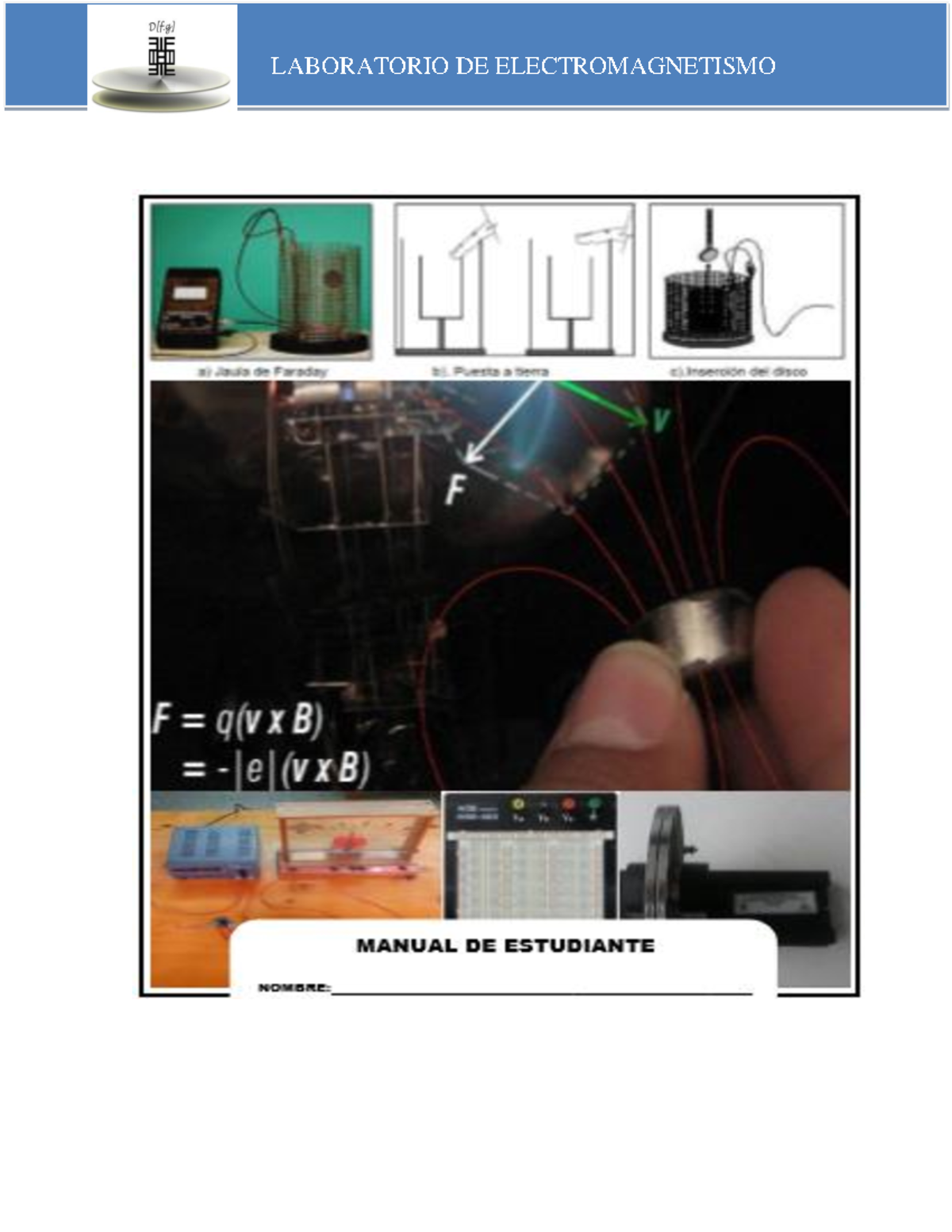 Guia lab electro - para que se guíen - LABORATORIO DE ELECTROMAGNETISMO ...