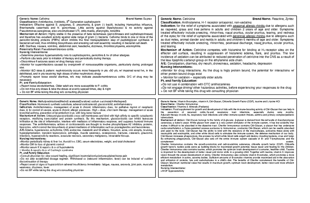 IlidesbkskhshaskjaKSJAS - Generic Name: Cefixime Brand Name: Suprax ...