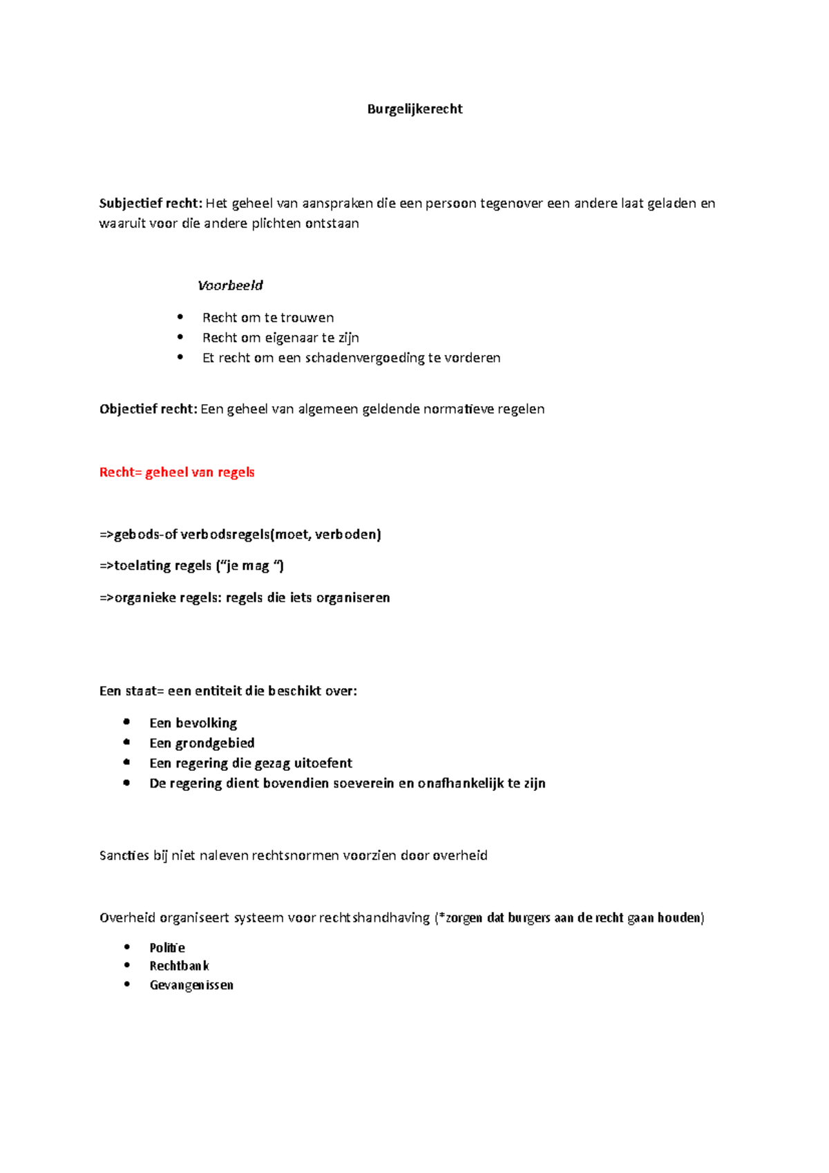 Burgerlijke recht school jaar 2020-2021 - Burgelijkerecht Subjectief ...