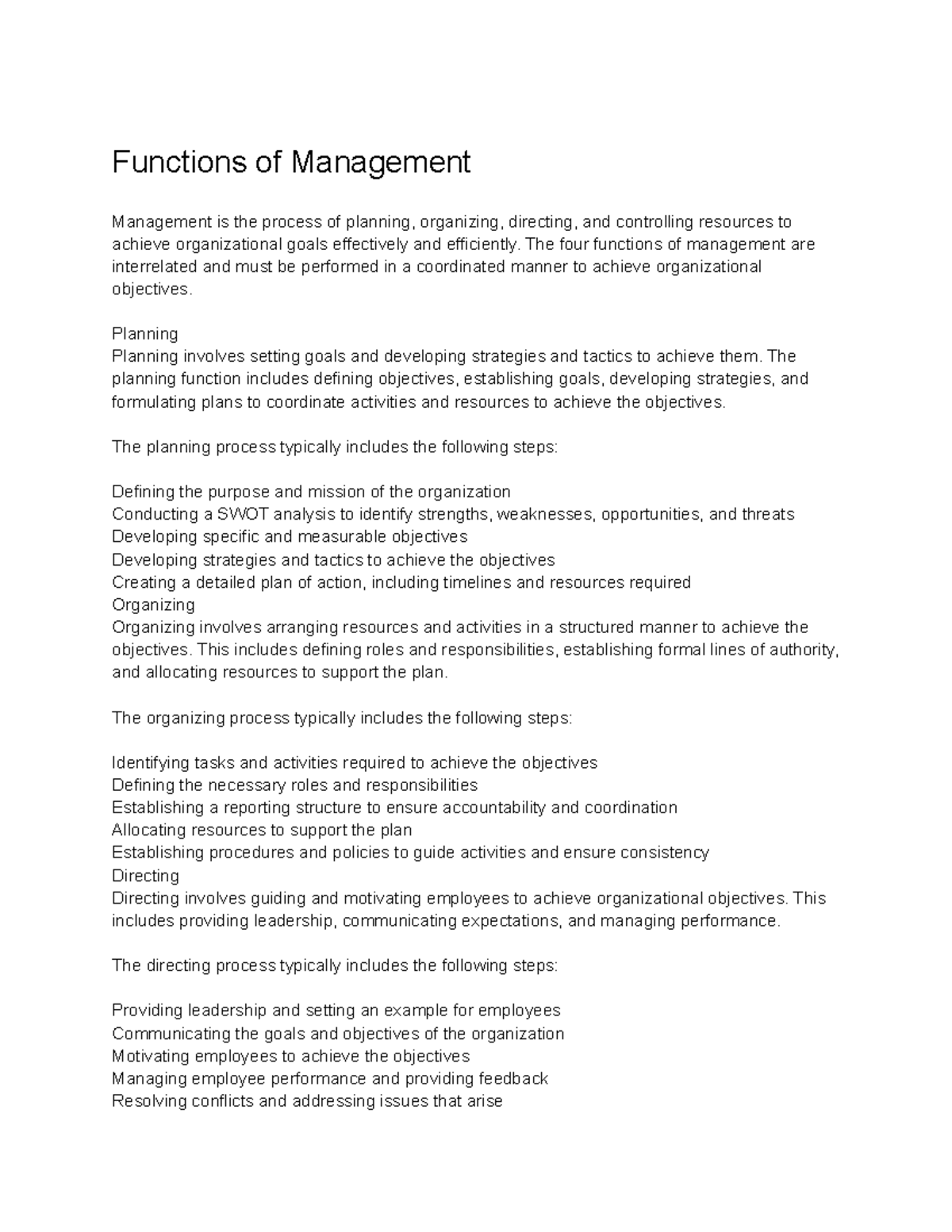 Introduction to Business (BMT-1010) Lecture 157 - Functions of ...