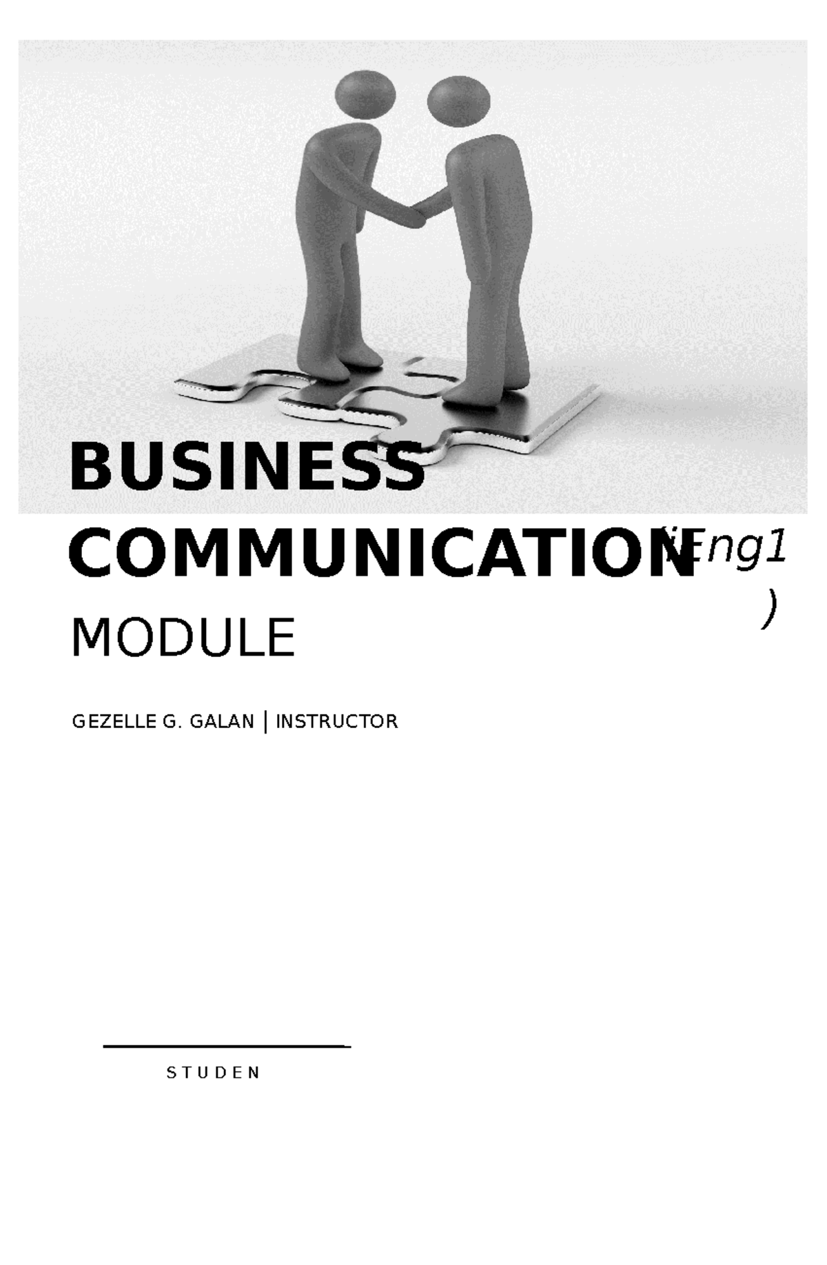 The Writing Process - BUSINESS COMMUNICATION (iEng ) MODULE GEZELLE G ...