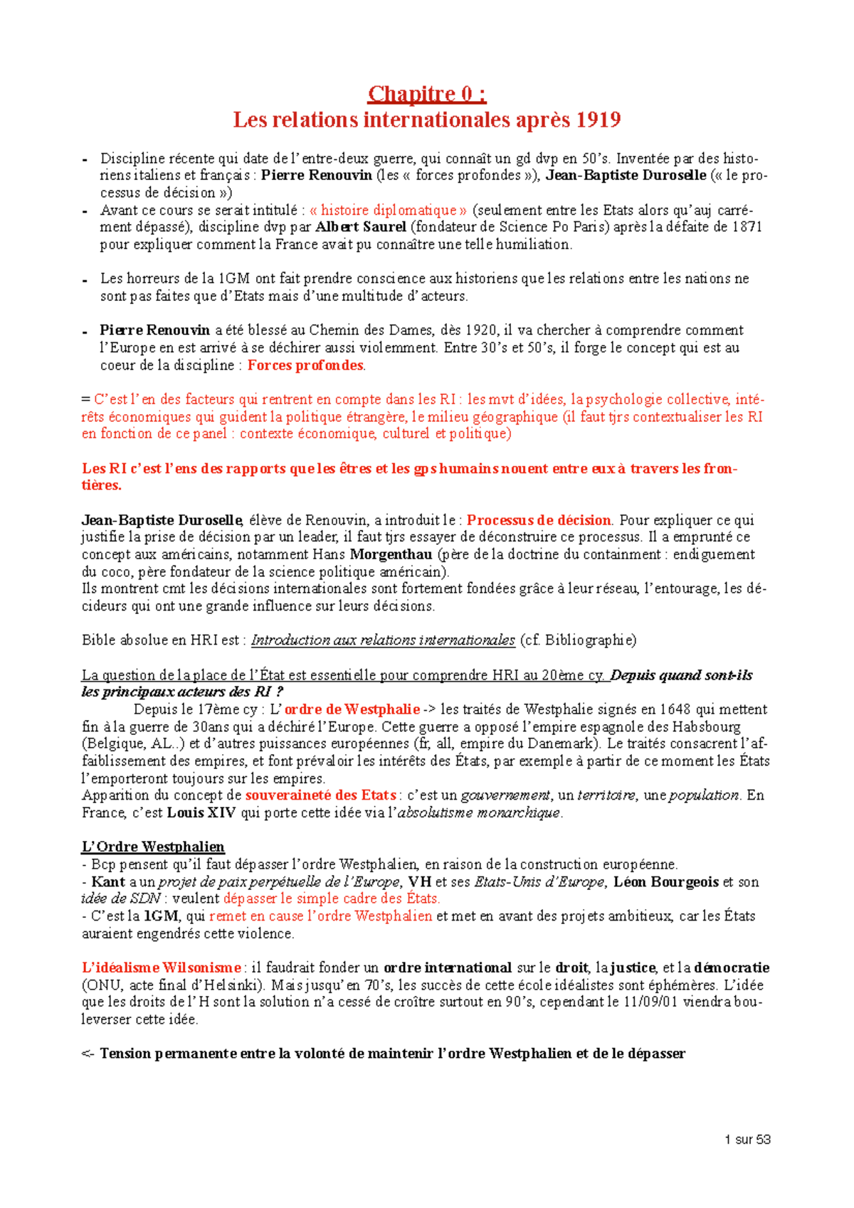 Relations internationales - Inventée par des histo- riens italiens et ...