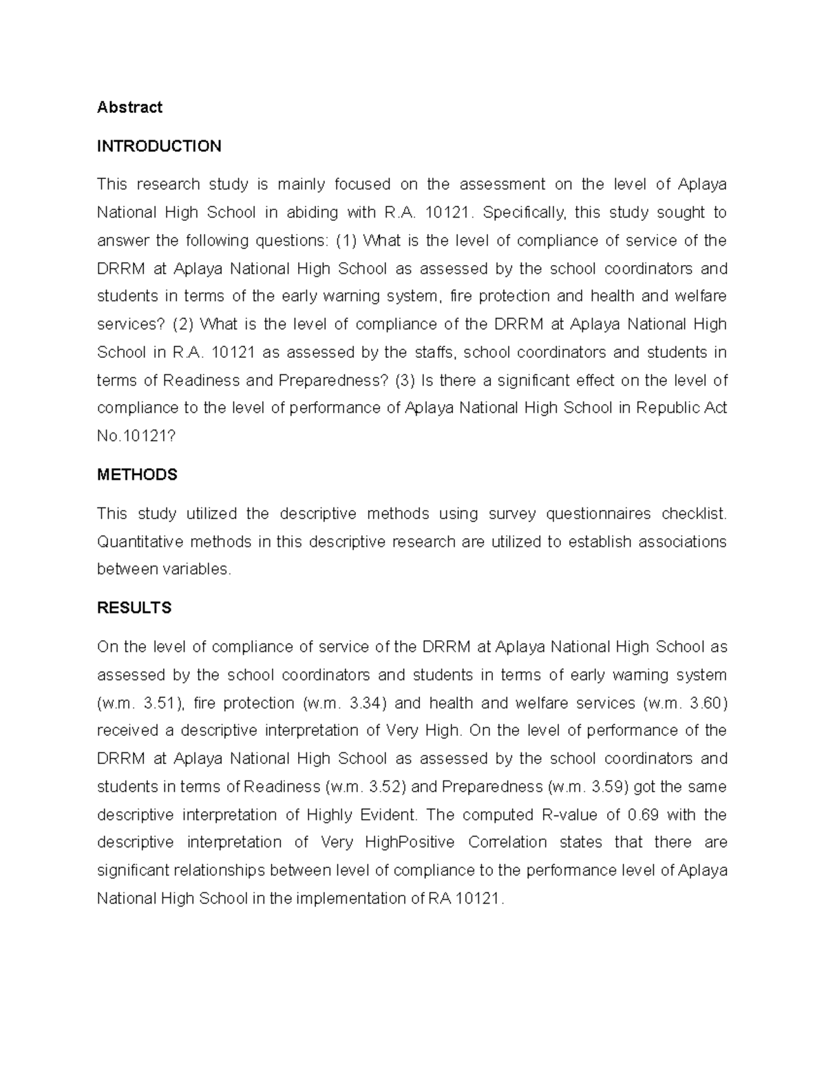 Inbound 3687124510664673881 - Abstract INTRODUCTION This research study ...