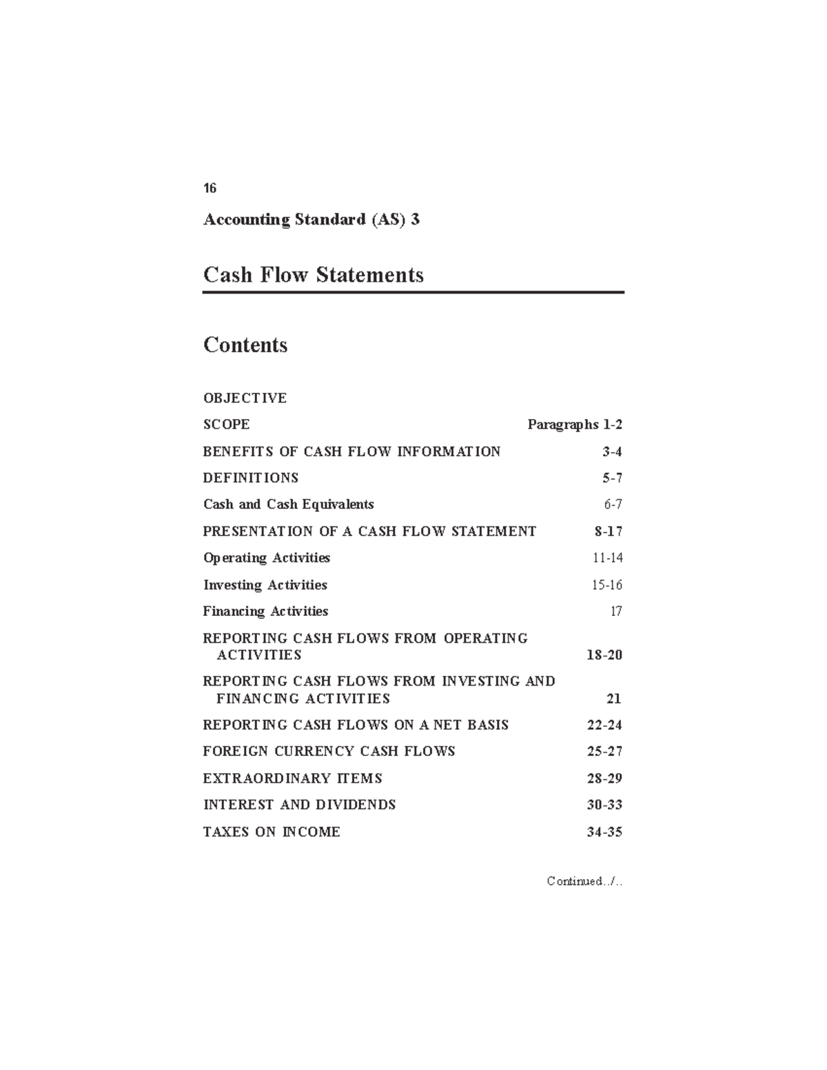 CASH FLOW - Practice notes in making cash flow - 16 Accounting Standard ...