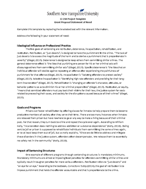 CJ 210 4-1 Module Four Practice Activity Template - CJ 210 Module Four ...