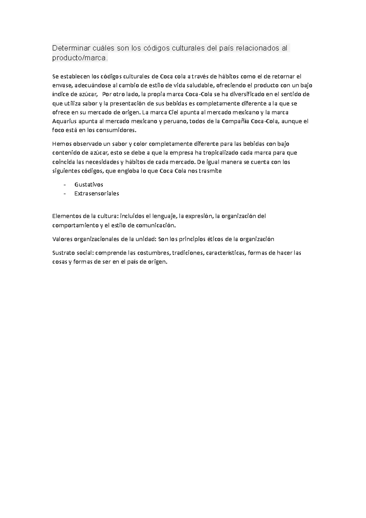 Neuroi Marketing - códigos culturales - Determinar cuáles son los ...