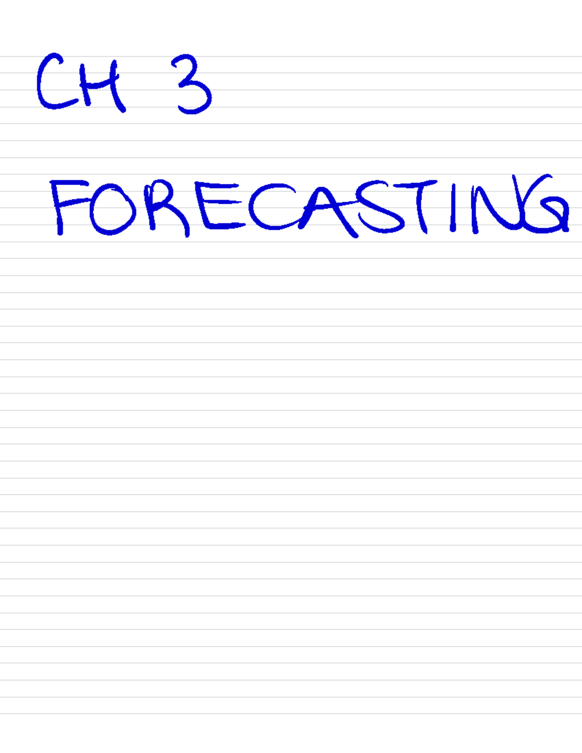 Ch 3 Forecasting Practice Problems Ch 3 Forecasting End Of Week 8 ⑧ Geek 5 Actual Sales 8934