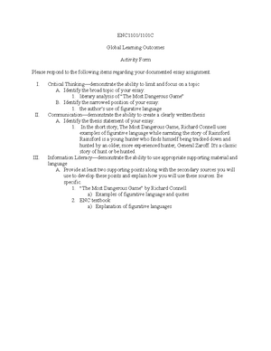 Rhetorical analysis - Savannah Caldwell Caldwell 1 ENC 1101 Professor ...