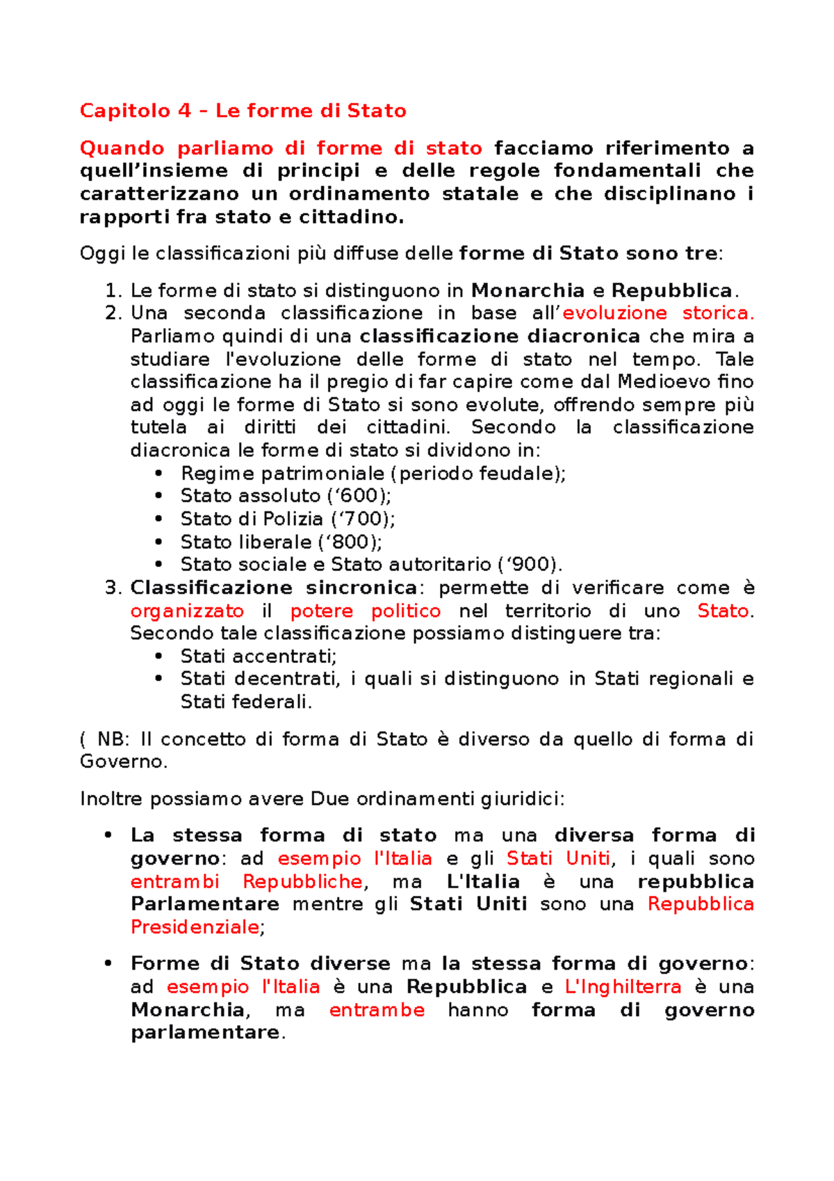 Capitolo 4 stato liberale e federale e regionale - Capitolo 4 – Le ...