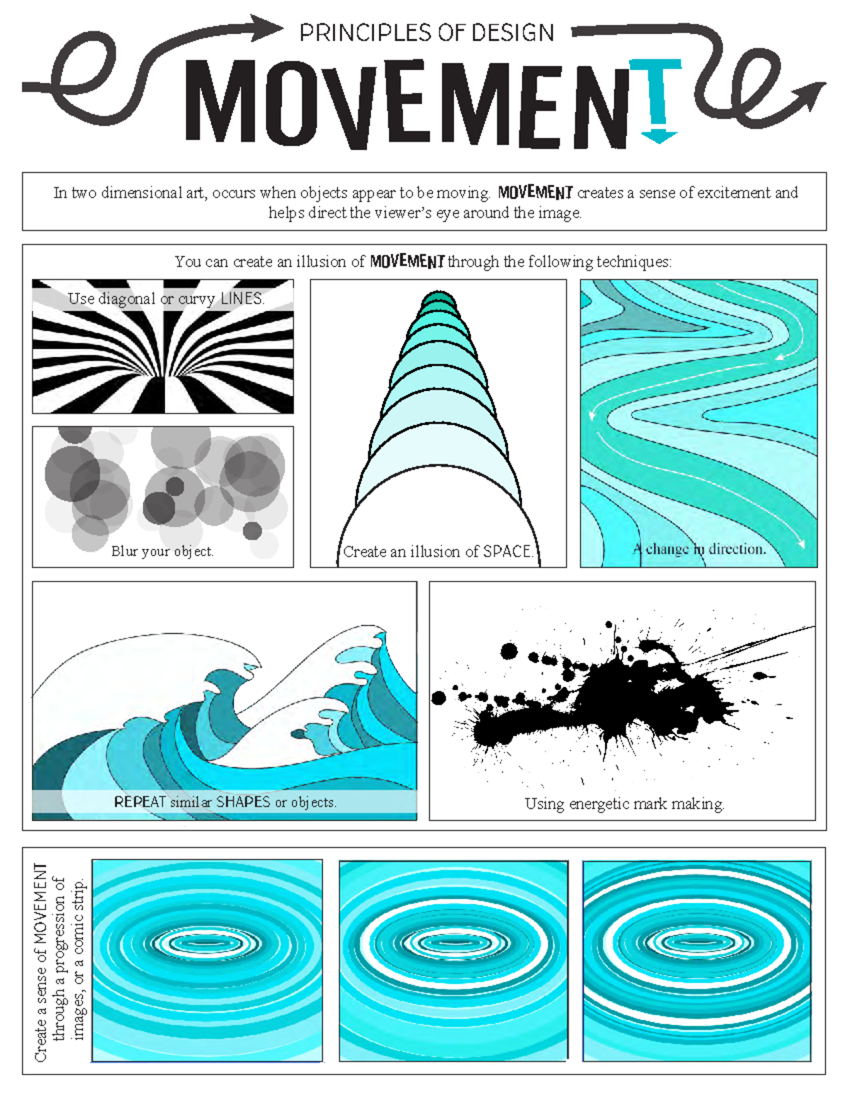1-Movement-Worksheet - PRINCIPLES OF DESIGN In two dimensional art ...