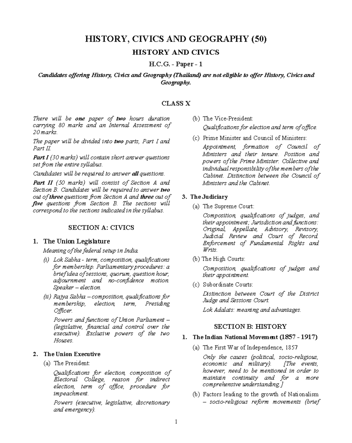 4. History and Civics - Good - HISTORY, CIVICS AND GEOGRAPHY (50 ...