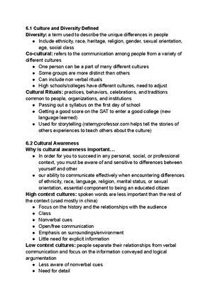 Chapter 9 Communication Notes - Chapter 9 9- What is Workplace ...