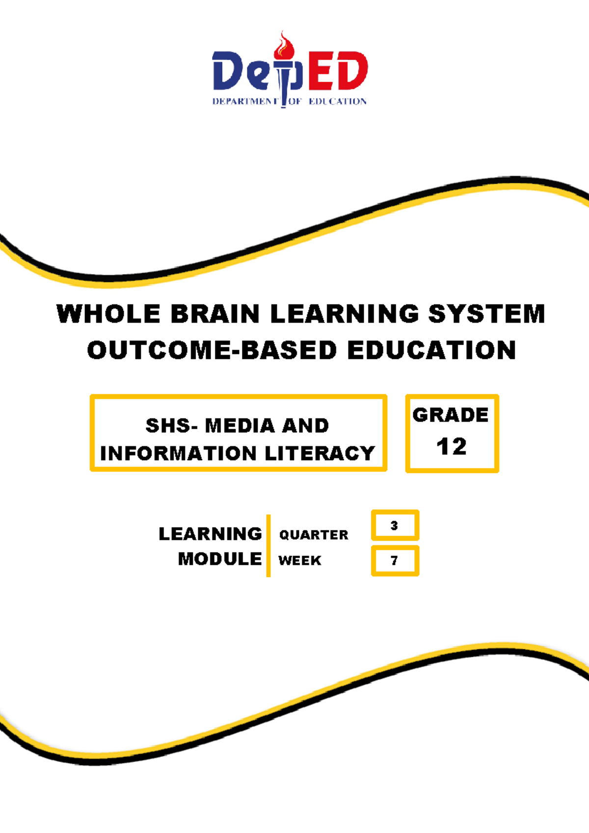 MIL- Quarter-3 W7 - Mil module 2023-2024 - ####### LEARNING ...