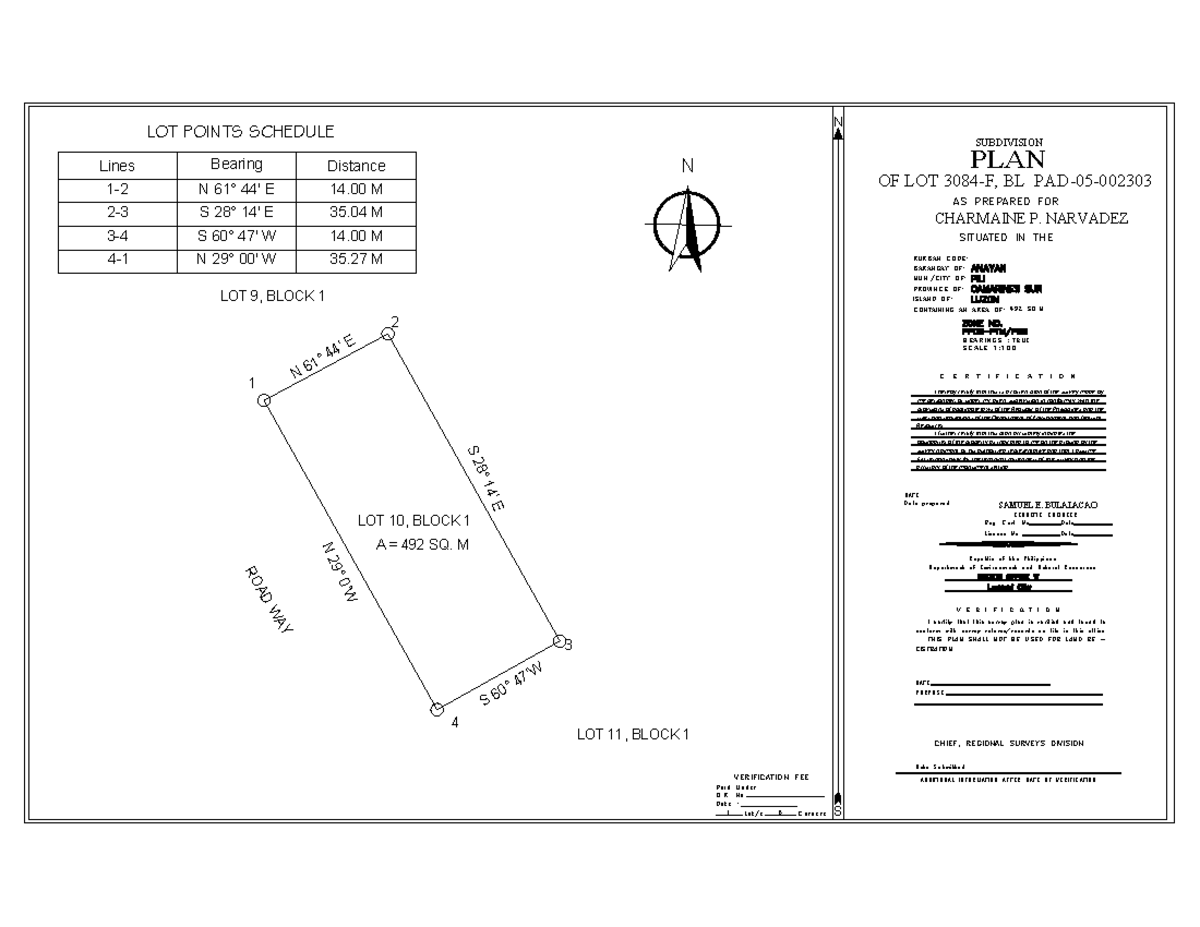 0 - sdadas - PLAN BEARINGS SCALE 1:100 : ADDITIONAL INFORMATION AFTER DATE OF VERIFICATION CHIEF ...