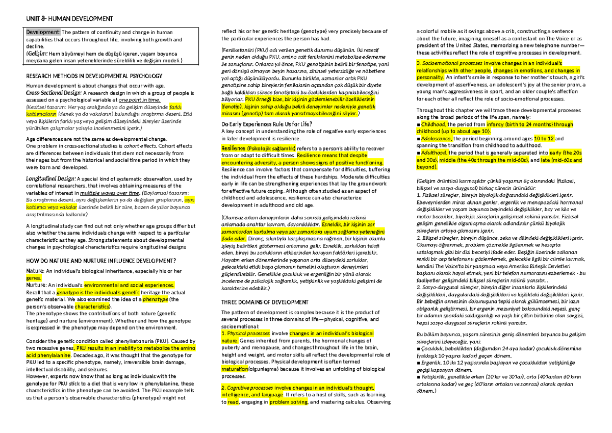 Psychoology and Psychphatalogy - Development: The pattern of continuity ...