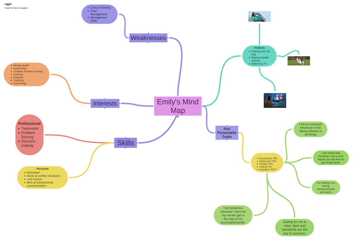 Emilys Mind Map - Mind Map - Emily's Mind Map Hobbies Playing with my ...