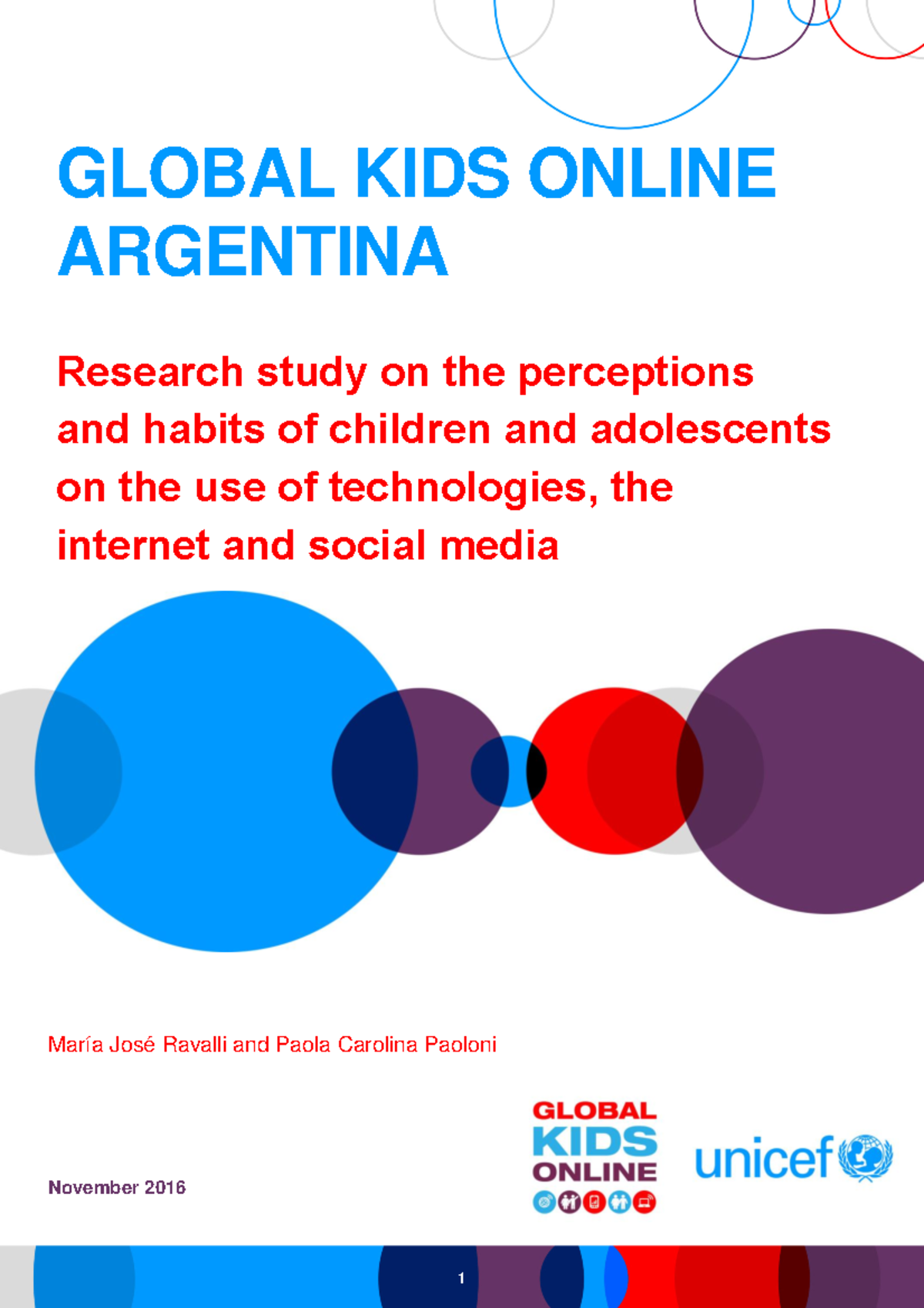 Country-report Argentina 28-Oct - GLOBAL KIDS ONLINE ARGENTINA Research ...