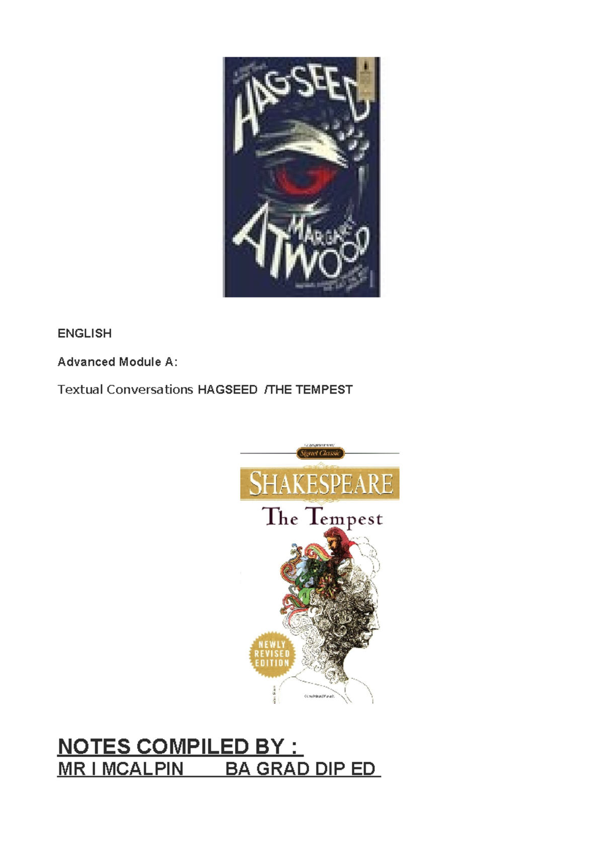 Tempest Hagseed Booklet - ####### ENGLISH ####### Advanced Module A ...