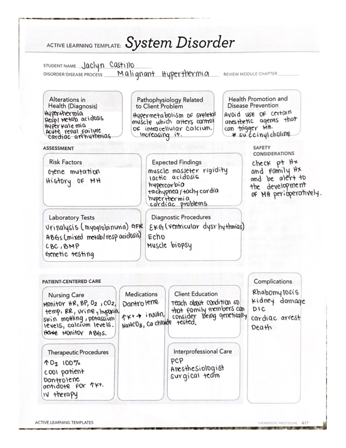 Malignant Hyperthermia-Brain death-pall-hospice care - ACTIVE LEARNING ...