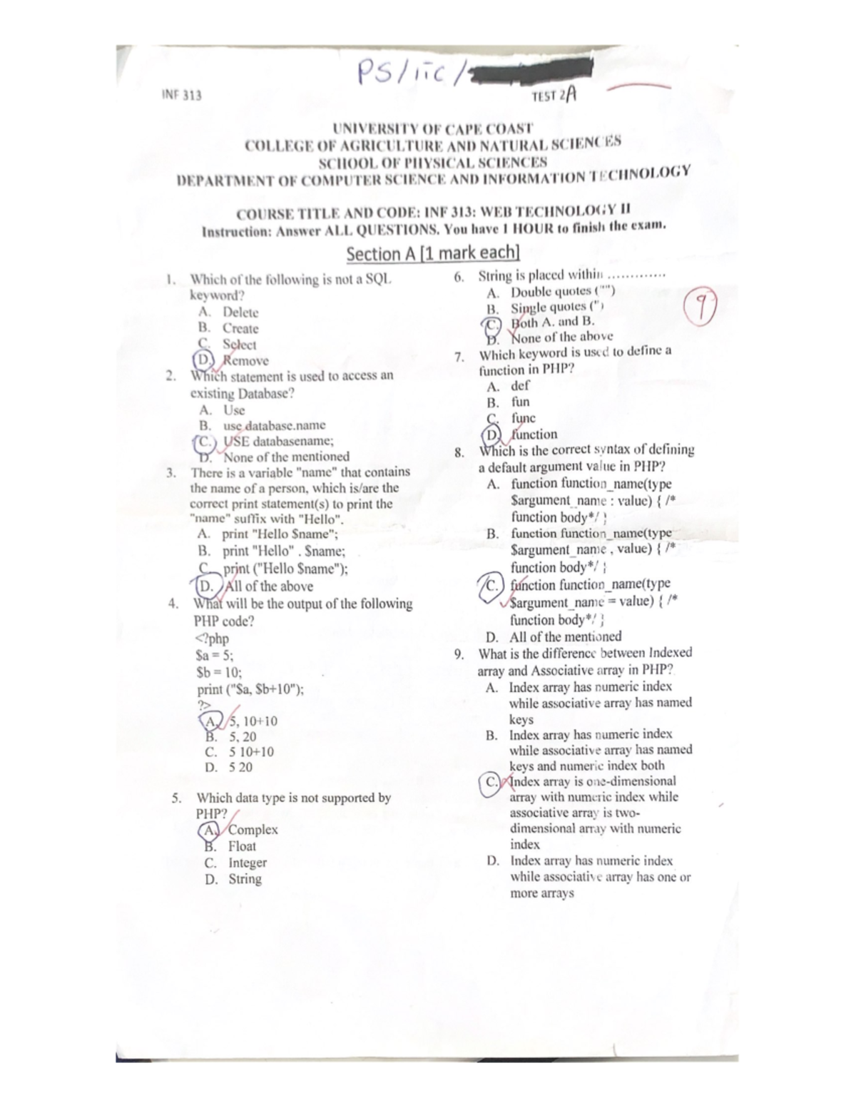 Webtech Quiz 2 - EXAM PAPERS - webtehnology II - Studocu